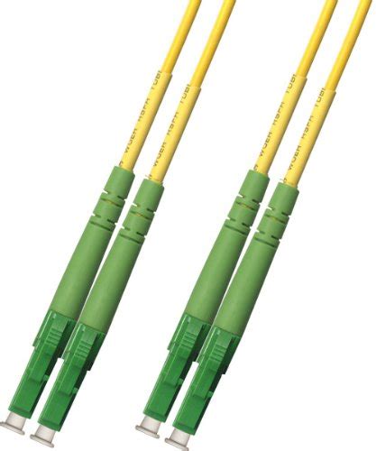 5m Singlemode Duplex Fiber Optic Cable 9125 Lcapc To Lcapc
