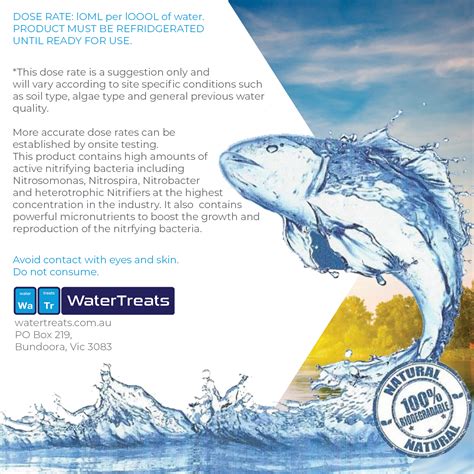 Nitrifying Bacteria 1l Concentrate Love My Pond