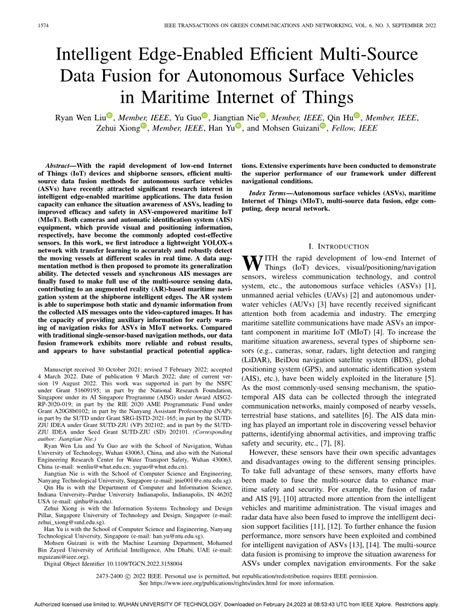 Pdf Intelligent Edge Enabled Efficient Multi Source Data Fusion For Autonomous Surface