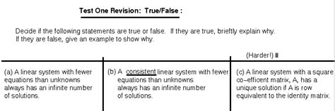 Linear Algebra Math100 Revision Exercises Resources Mathematics And Statistics