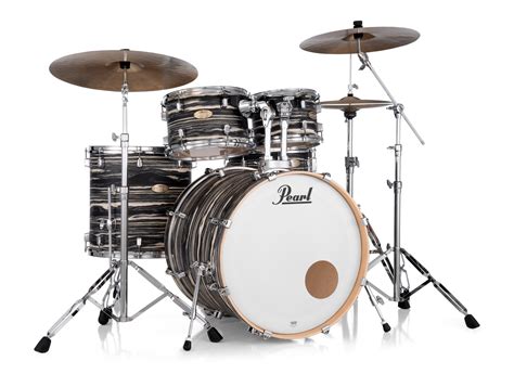 Pearl 5pc Decade Maple Artisan 22b 10 12 16 14s Black Satin Marble 633816875625