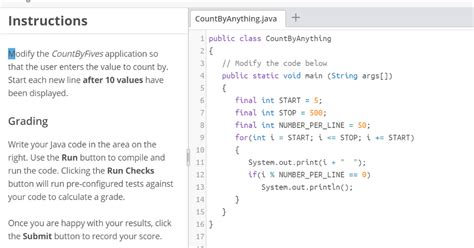 Solved Instructions Countbyanythingjava 1 Public Class