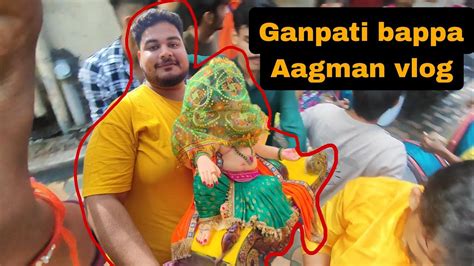 Ganpati Bappa Aagman🙏 Day 01 Deep Agrawal Youtube