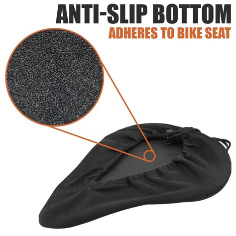 Spin Class Gel Seat Cover Velcromag