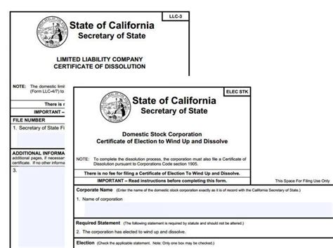 Free Sample Of Certificate Of Dissolution For Marriage