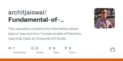 Github Architjaiswal Fundamental Of Machine Learning This Repository Contains The Information