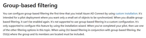 Why Sg Based Azuread Connect Is Bad Razure