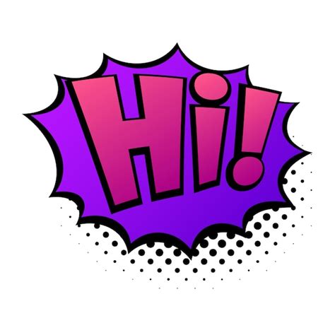 Free Vector Buzz Comic Book Explosion Bubble Vector Illustration