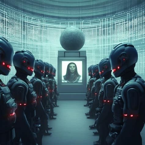 Premium Photo Futuristic Hate Matrix Beautiful Image Ai Generated Art