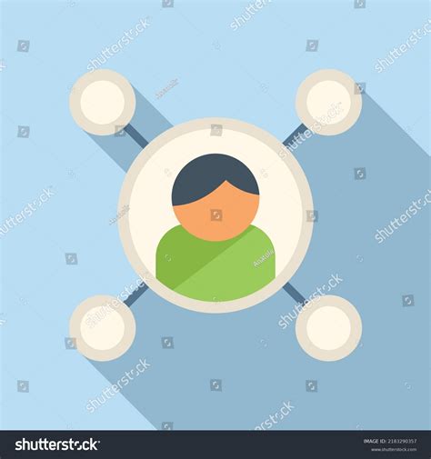 Database Icon Flat Vector Crm Data Stock Vector Royalty Free