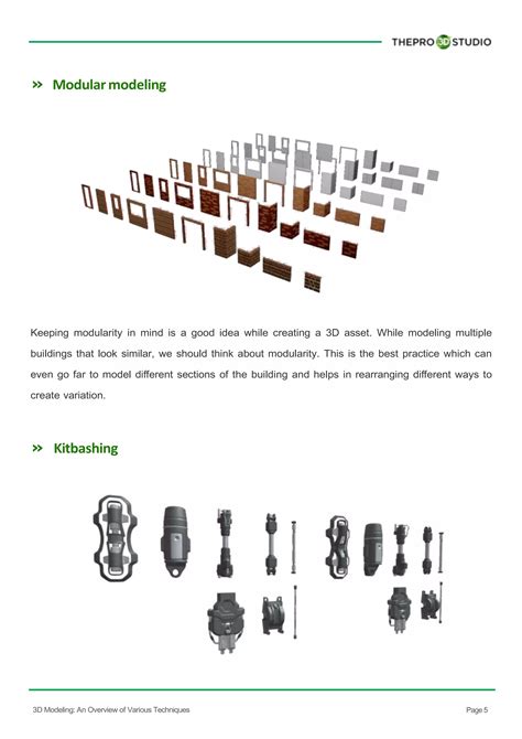 Overview On Various Types Of 3d Modeling Techniques Pdf