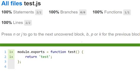 Coverage Reports Else Path Not Taken When There Is No Else Path To Take Using Es6 Imports
