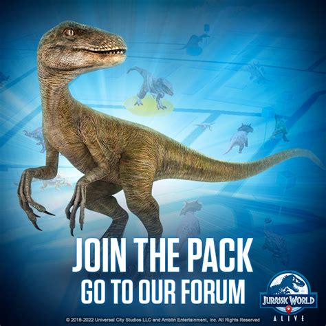 Join Our Forums To Keep Up With All Jurassic World Alive