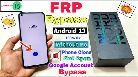 OnePlus Nord CE 2 Lite 5G FRP Bypass Android 13 OnePlus CPH2381 Google Account Bypass