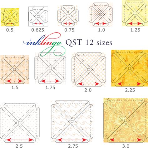 Quarter Square Triangle Chart Notion Review Quilt In A Day 6 12″