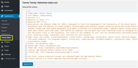 How To Edit A Footer In WordPress 4 Methods