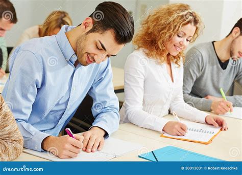 Man And Woman In Assessment Center Stock Image Image Of Assessment