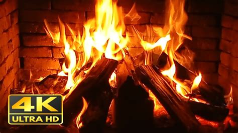 🔥 4K Soothing Fireplace For Sleep 💤 Fireplace Burning With Crackling Fire Sound, ASMR Fire - YouTube