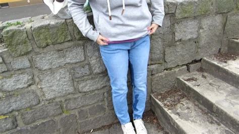 Nonchalant Pissing My Jeans Again In Public Place