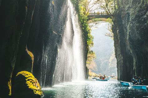 Takachiho Gorge In Kyushu Most Beautiful Waterfall In Japan