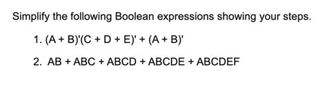 Solved The Steps Are 1 Truth Table 2 Sum Of Product 3 Chegg Com