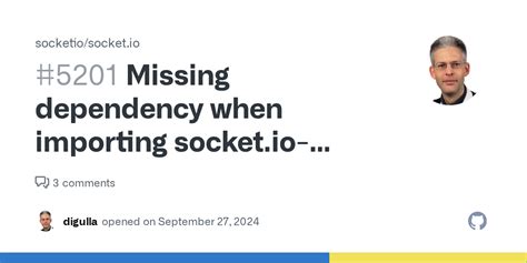 Missing Dependency When Importing Client In Typescript · Issue 5201 · Socketiosocket