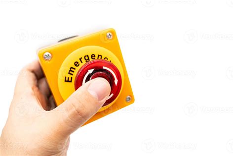 Stop Button Emergency Stop Button Big Red Emergency Button Or Stop