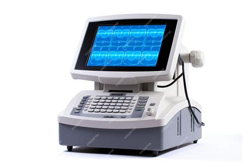 Premium Photo Highresolution Ultrasound Imaging Device In Isolation On White Generative Ai