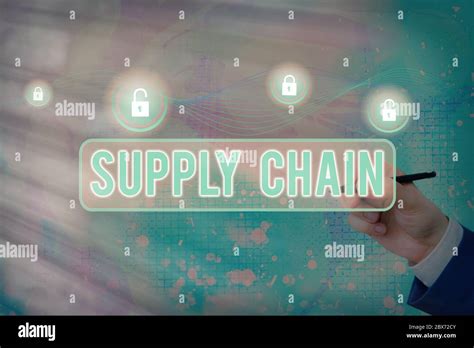 Word Writing Text Supply Chain Business Photo Showcasing Aspects Of Smart Modern Company