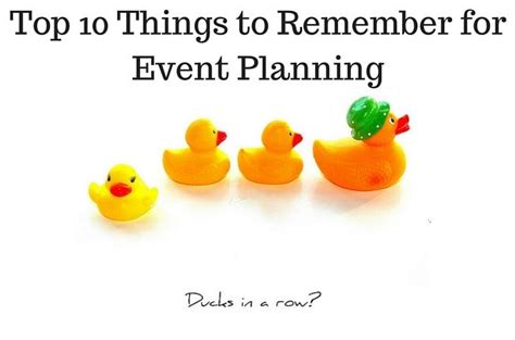Top 10 Tips For Successful Event Planning