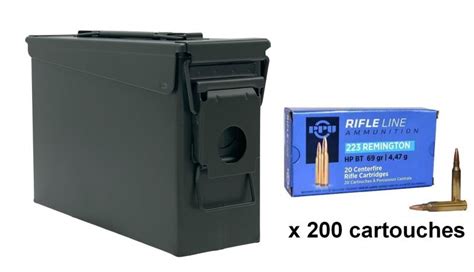 Partizan Cal223 Rem Fmj Bt 55 Grains 356 Grammes 100 Munitions