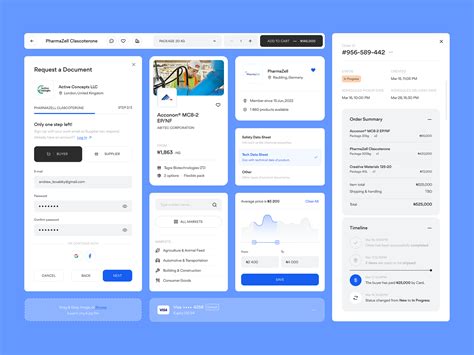 Ui Kit Design For B2b E Commerce Platform Lazarev By Lazarev Web Design For Lazarev Ui Ux
