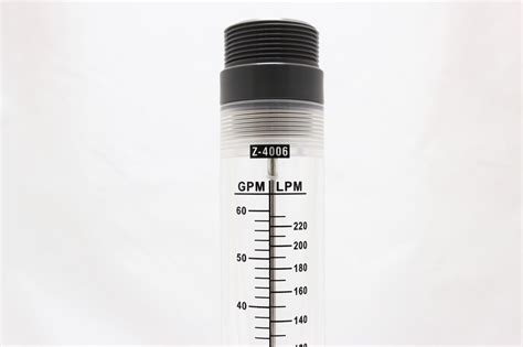 2 Water Flow Meter Flowmeter Rotameter 20 60 Gpm Inline Instrument Ebay