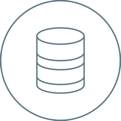 Beautiful Database Vector Line Icon 16736300 Vector Art At Vecteezy