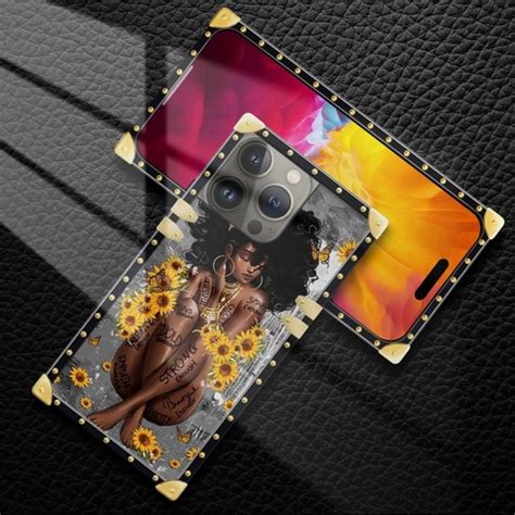 Cell Phones Accessories Iphone Pro Casesunflower Butterfly Sexy Black Girl Case Poshmark