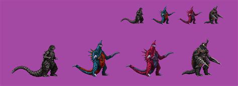 Gemstone Godzilla Sprite By Kmikej On Deviantart