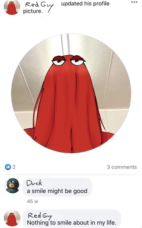 Pin By Threecrowsinatreanchcoat On Dont Hug Me Im Scared Red