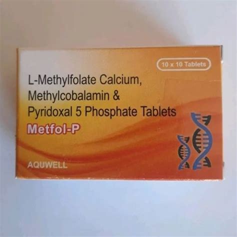 L Methylfolate Calcium Methylcobalamin Pridoxal 5 Phosphate Tablet 1500 Mcg Packaging Type