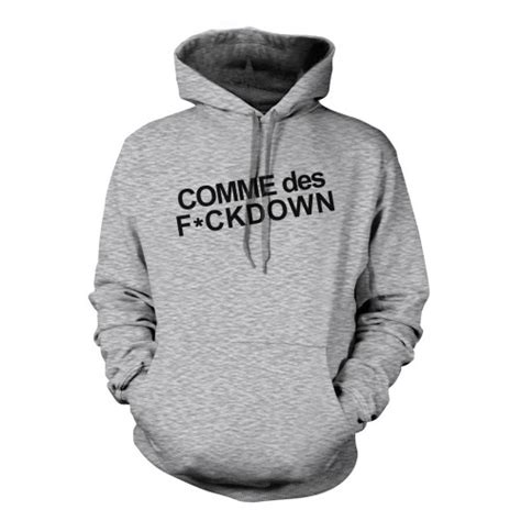 Comme Des F*CKDOWN T Shirt - YQ8 Explicit Clothing™