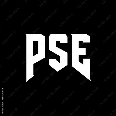 Pse Letter Logo Design For Technology Company Pse Logo Design Black