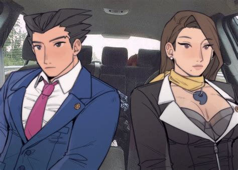 Phoenix Wright And Mia Fey Ace Attorney Drawn By Nu Danbooru