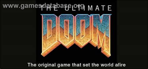 Ultimate Doom Valve Steam Artwork Banner