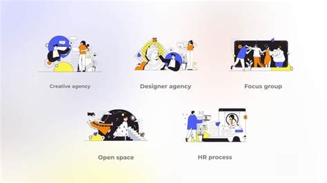 Creative Agency Outline Concepts Elements Ft Agency And Animation Envato