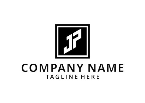 Premium Vector Initials Jp Letter Logo Design Template Vector