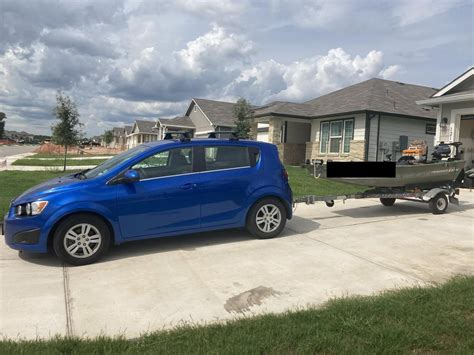 Doing Redneck Shand With The Sonic Yes It Can Tow Rchevysonic