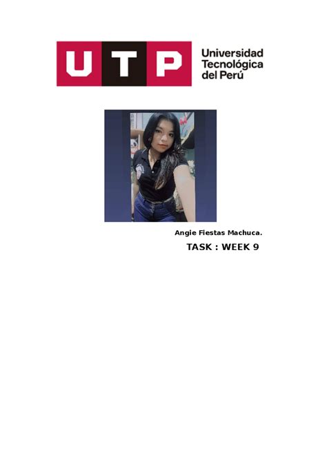 AC S Week Ingles II Angie Fiestas Machuca TASK WEEK Situation Hello Miguel I Am