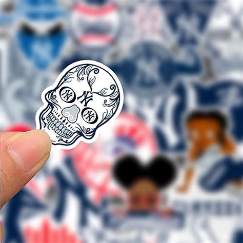 New York Yankees Decal Stickers Set Of 35 Sports Hard Hats