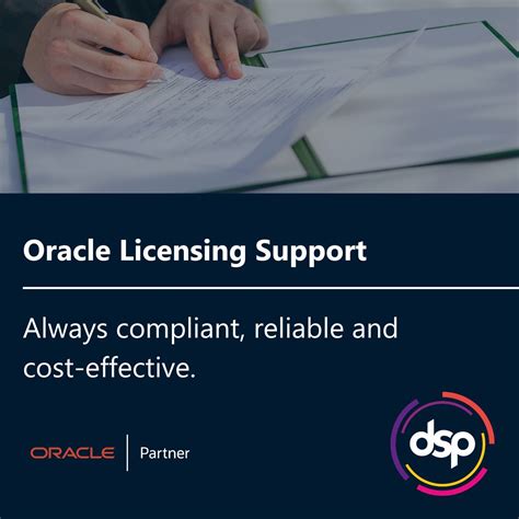 Oracle Oraclelicensing Oraclepartner Licensing Dsp
