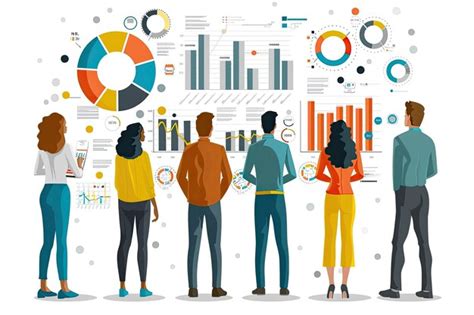 Team Analyzing Data Charts And Graphs For Business Performance Insights And Strategy Planning