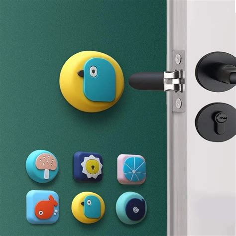 Hickened Door Stopper Silicone Handle Bumpers Self Adhesive Mute Anti Shock Protection Porte Pad